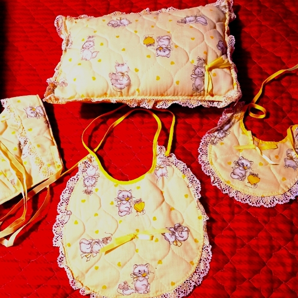 hand made | Accessories | 97s Vintage 9 Pc Handmade Babies Layette Set ...